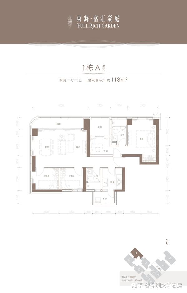 罗湖新房【东海富汇豪庭】全部55个户型解析【收藏】 - 知乎