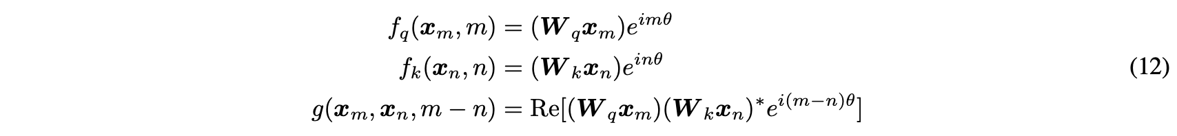旋转位置编码RoPE(LLaMA):ROFORMER——ENHANCED TRANSFORMER WITH ROTARY POSITION ...