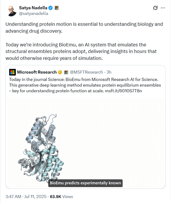 微软发布BioEmu模型 - 知乎