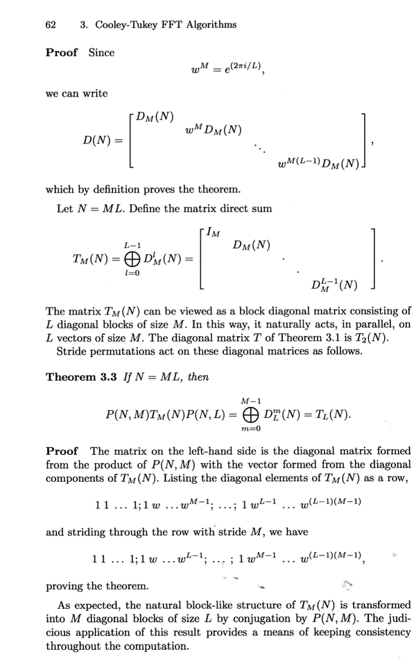 搬运 Cooley Tukey Fft算法 （tensor Product 描述 知乎 