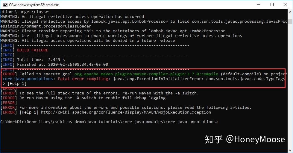 Java 编译错误 java.lang.ExceptionInInitializer - 知乎