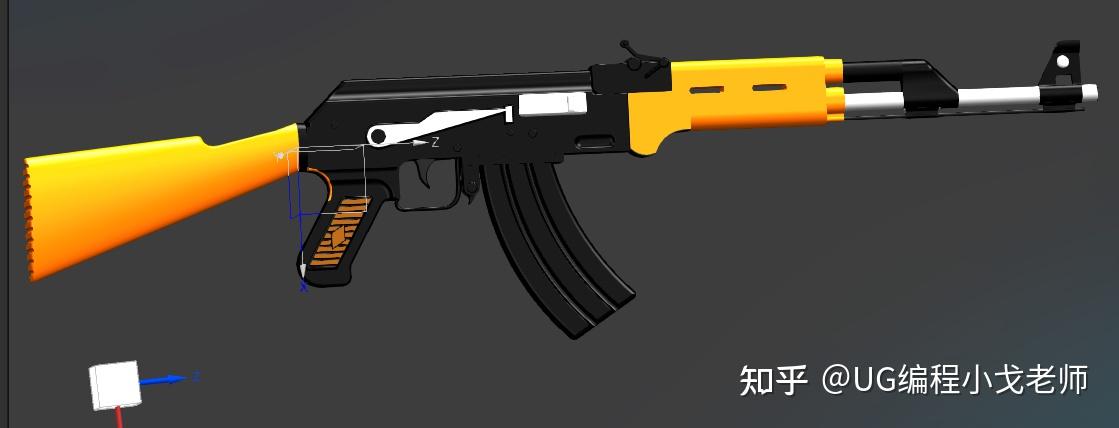 AK47步枪UGNX造型，制作步骤和成品图档，有想用来练习的吗？ - 知乎