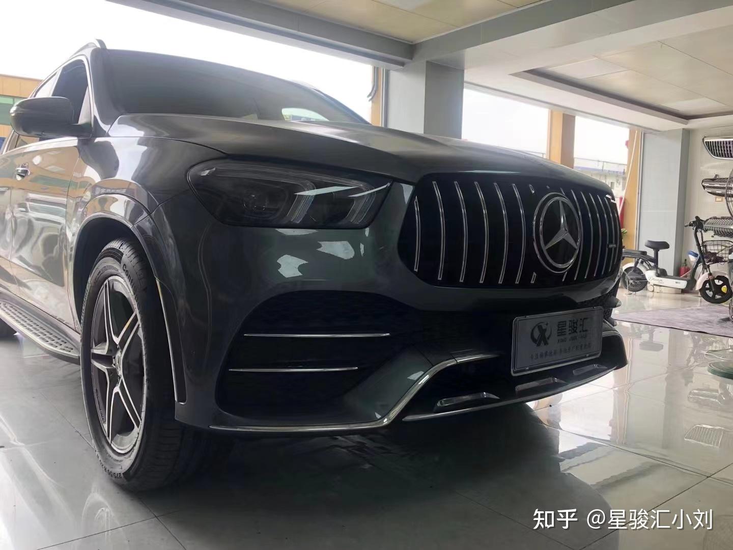 奔驰GLE450豪华型升级AMG直瀑式中网，战斗感满满的 - 知乎