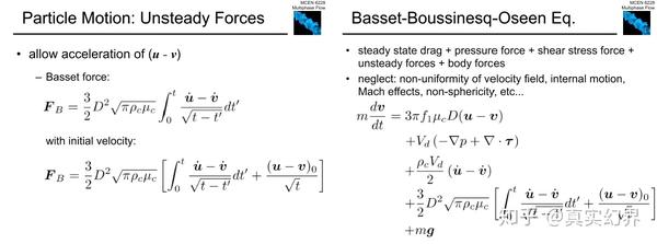 Basset-Boussinesq-Oseen Equation - 知乎