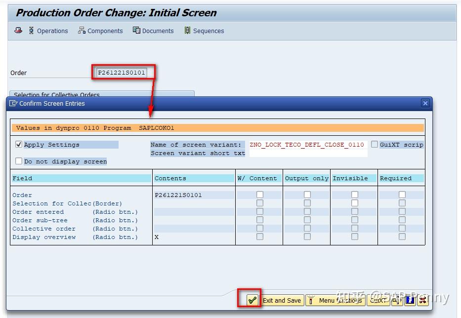 SAP SHD0创建屏幕变式 - 知乎