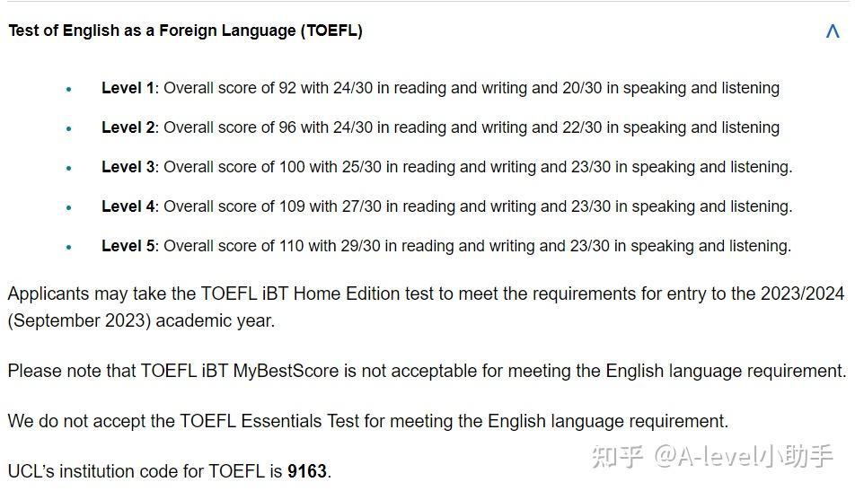 重磅！UCL本科语言要求突然提高了！附英国G5语言要求盘点 - 知乎
