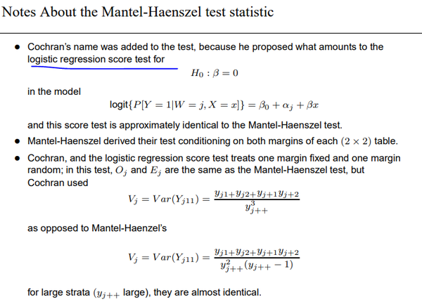 当CMH test的假设条件不满足时，怎么办。。。 - 知乎