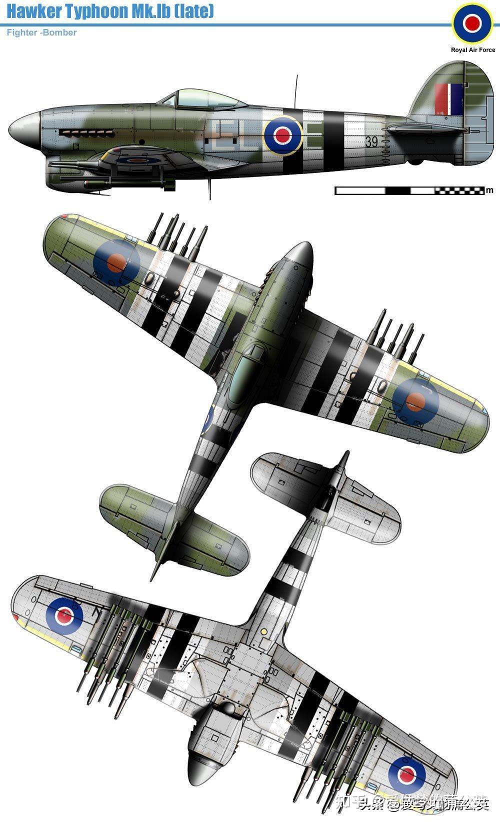 二战军机大全——英国篇2（飓风、旋风、台风、暴风战斗机系列） - 知乎