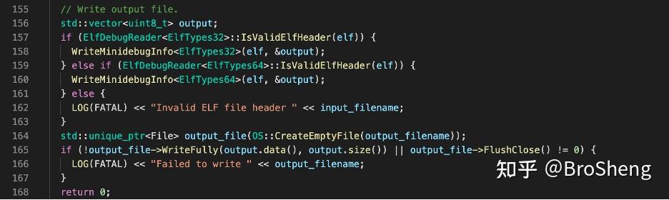 Analysis of create_minidebuginfo - 知乎