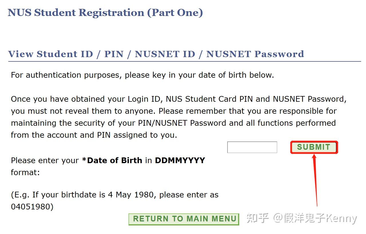新加坡国立大学 National University of Singapore (NUS) 新生注册教程 Part One - 知乎