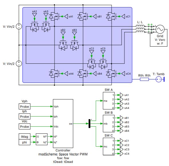 PLECS应用范例（77）：三相T型逆变器（Three-Phase T-Type Inverter） - 知乎