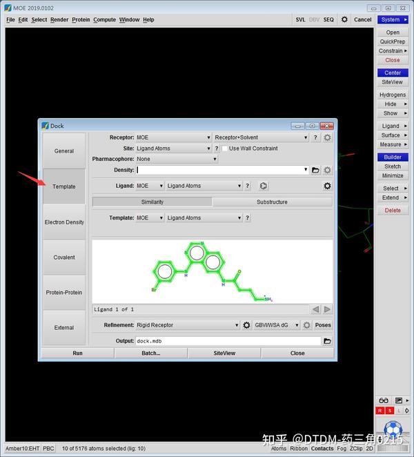 计算机辅助药物设计的基础操作（MOE） - 知乎