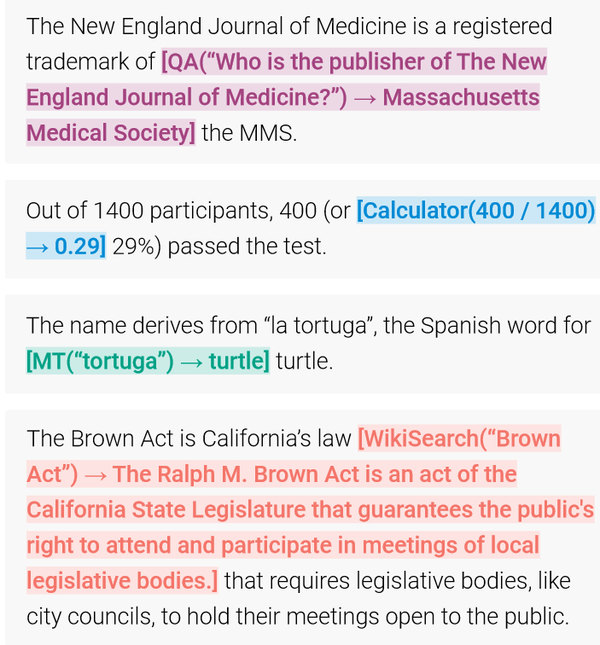 大型语言模型系列解读（三）：ToolFormer：语言模型教会自己使用外部工具 - 知乎