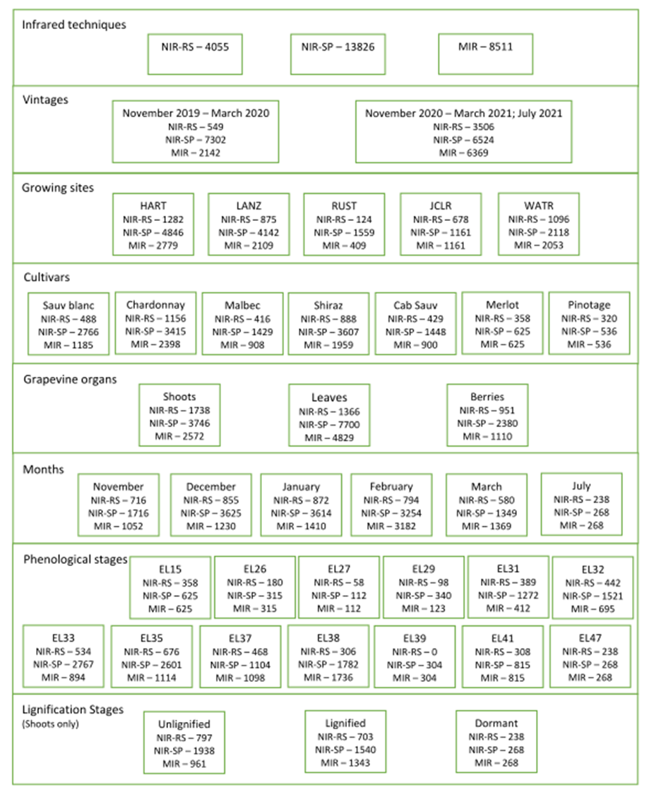 应用新型化学计量学的新鲜葡萄（Vitis vinifera）器官的红外光谱研究 - 知乎
