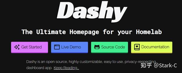 『Dashy』可能是NAS上最炫酷的可定制个人导航页，功能强大，颜值爆表 - 知乎