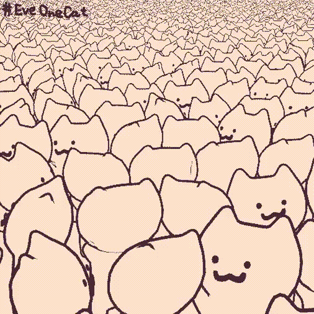 魔性猫猫everyday one cat 表情包 - 知乎