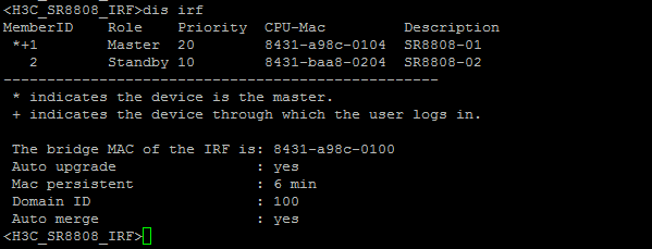 H3C设备-IRF配置 - 知乎