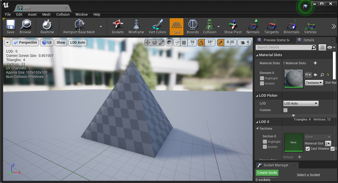 ue4.26 staticmesh三角面顺序 - 知乎
