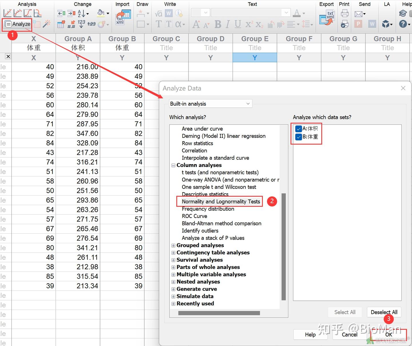 GraphPad Prism XY表统计分析——相关分析(Correlation Analysis) - 知乎