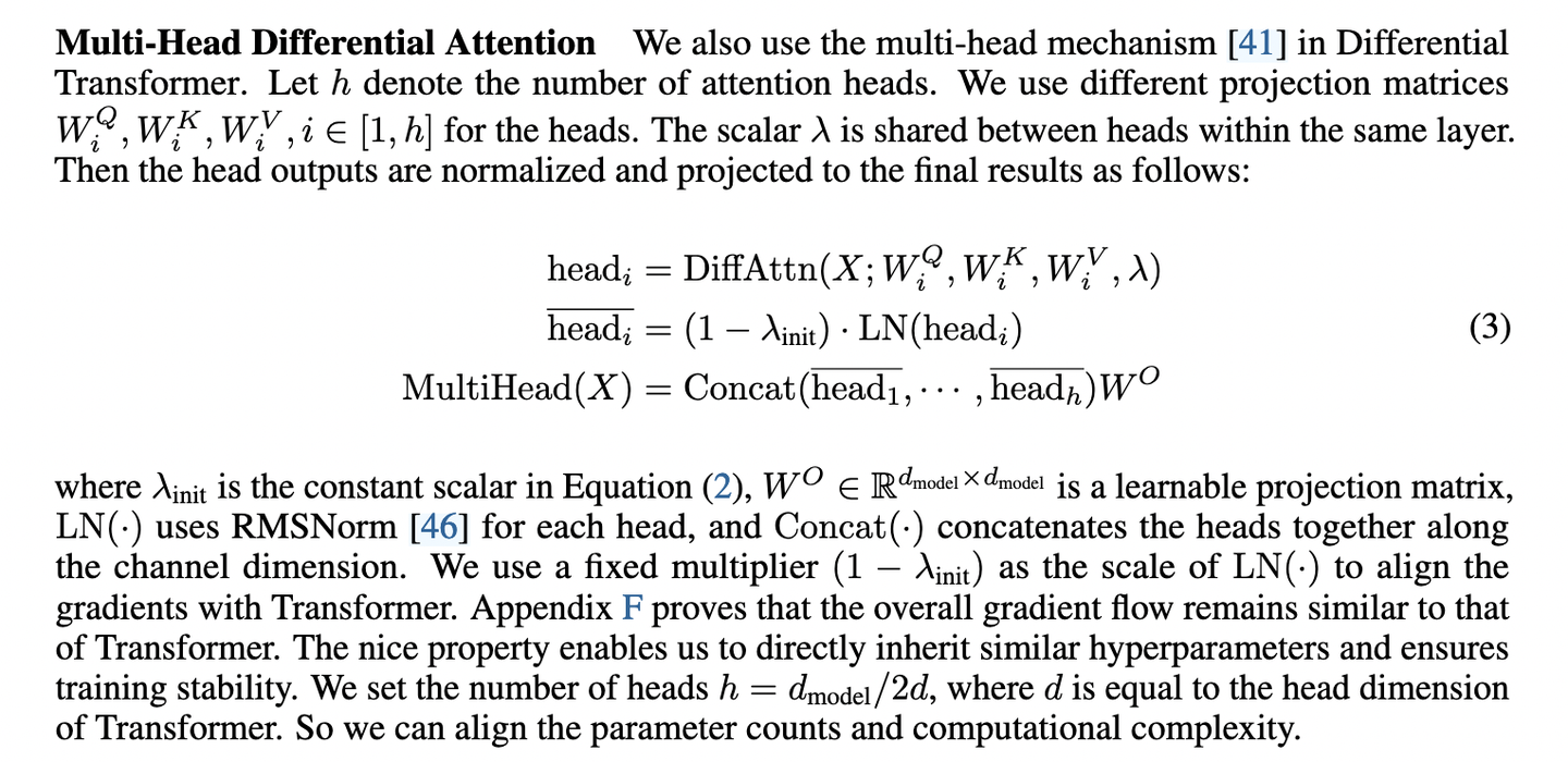 论文阅读：Differentical Transformer 差分Transformer - 知乎