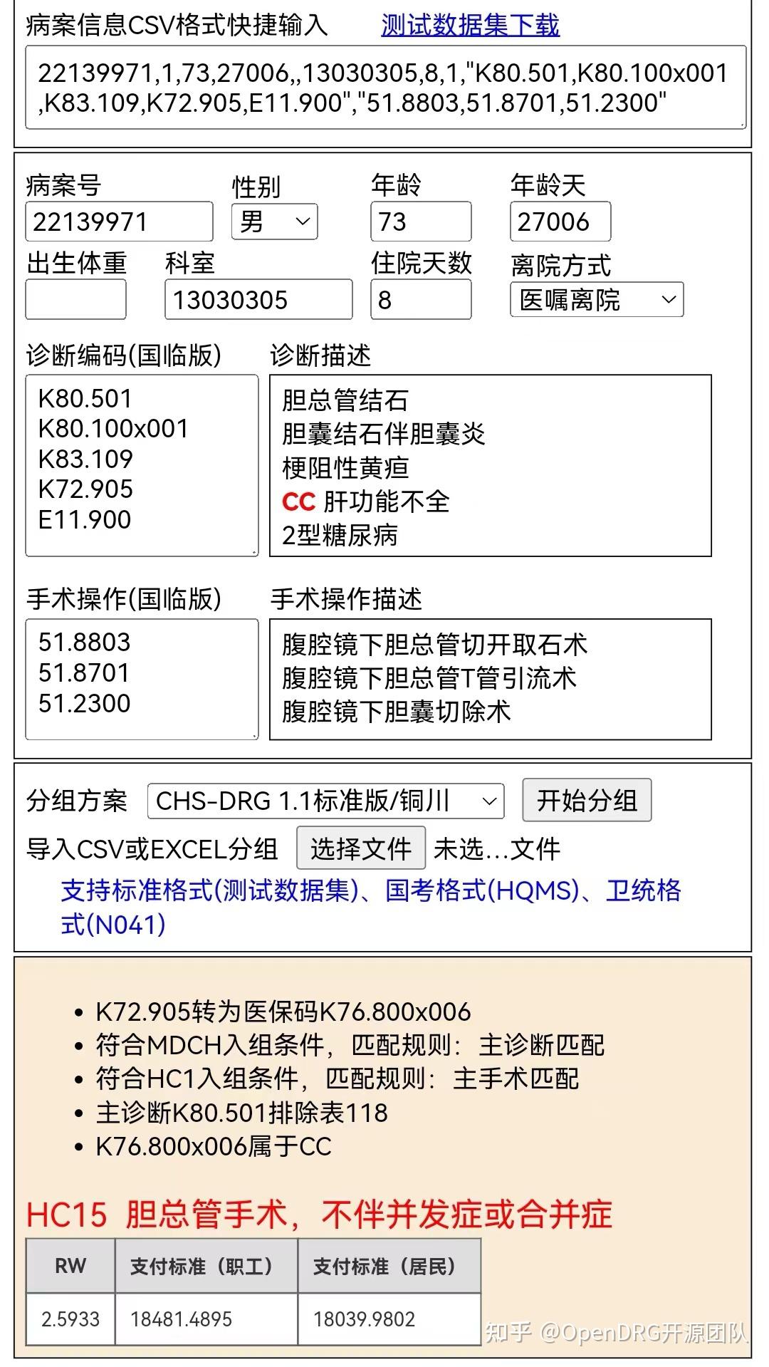 OpenDRG——国家医保局CHS-DRG分组器的开源实现 - 知乎