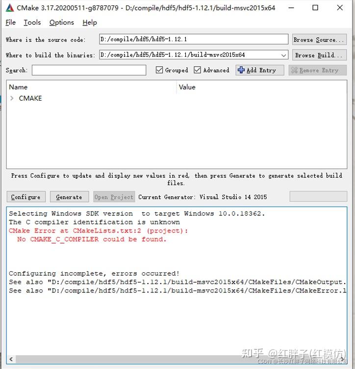 Hdf5开发笔记（一）：hdf5介绍，在windows上编译msvc2015x64版本 - 知乎