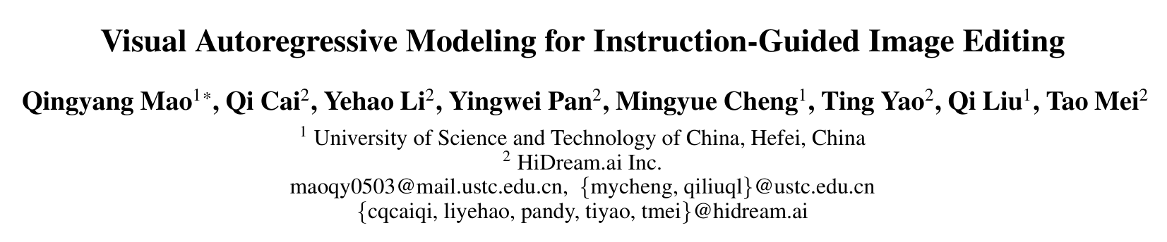 告别伪影、更快更准：VAREdit用自回归模型革新图像编辑 - 知乎