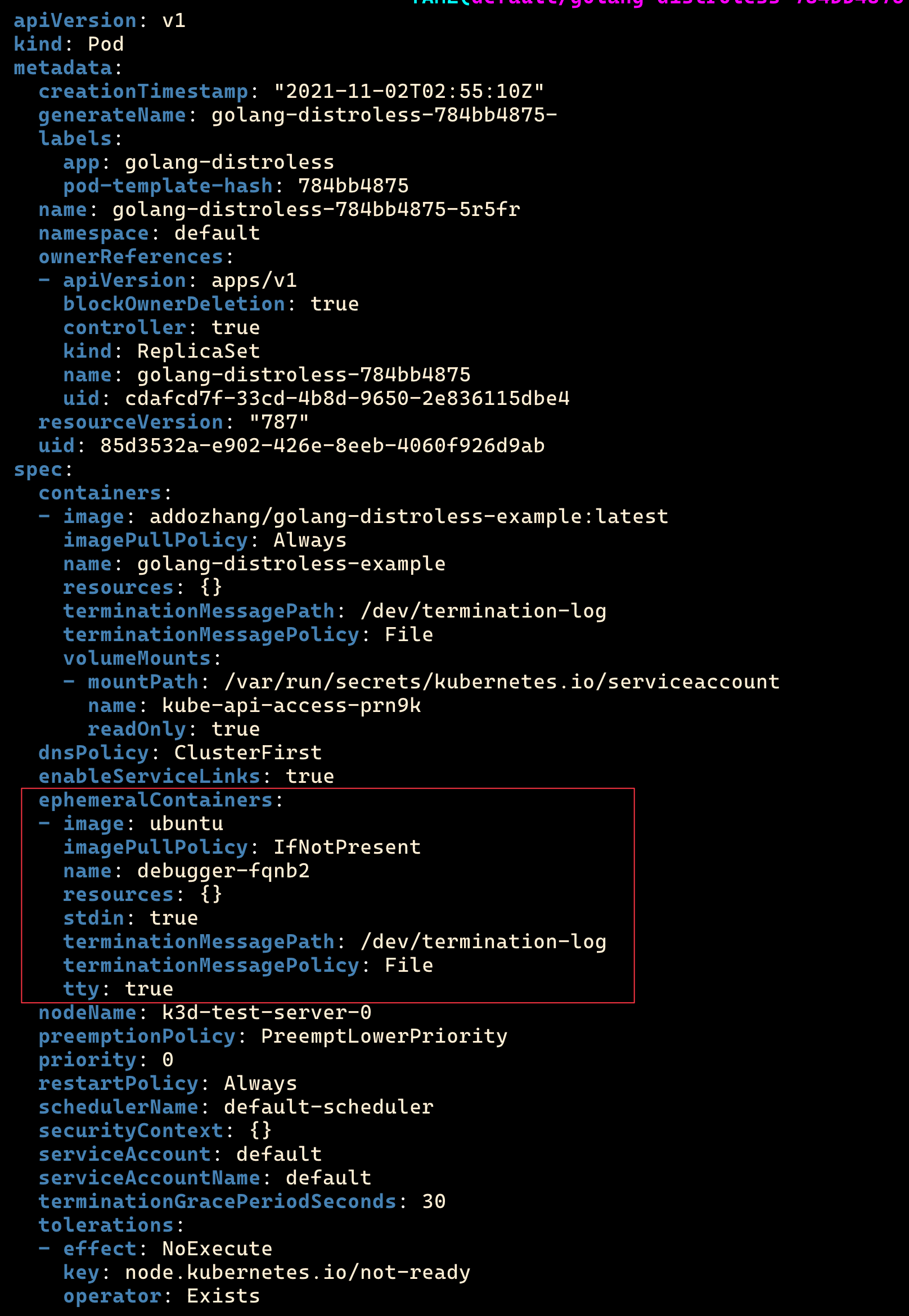 Kubernetes Distroless kubernetes-distroless