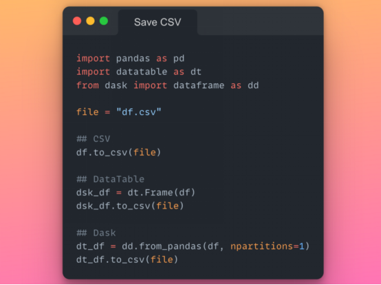 独家 | 是时候和pd.read_csv(), pd.to_csv()说再见了 - 知乎