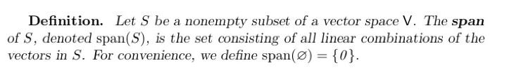 Linear Algebra --1. Vector Spaces & Subspaces - 知乎