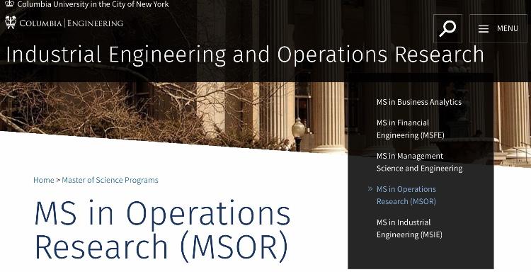 美国OR硕士详解——Operations Research，复合就业“万金油” - 知乎