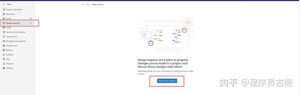 Gitlab中merge request操作说明 - 知乎