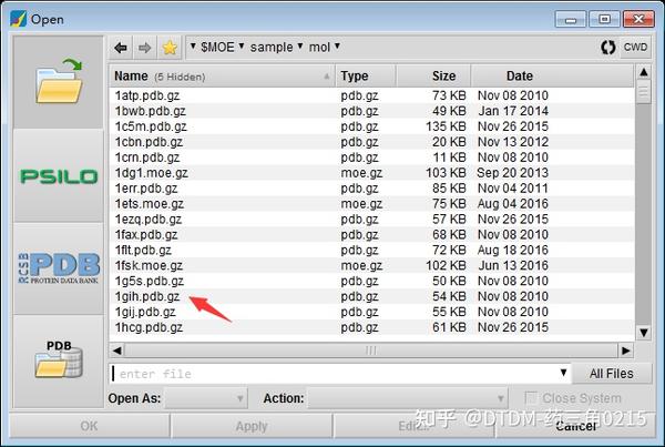 MOE中对接口袋的确定方式及小分子数据库的建立 - 知乎