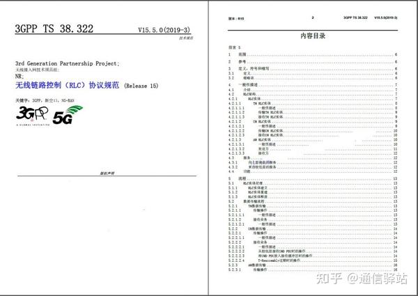3GPP 5G标准中文版《R15 TS 38.322 无线链路控制（RLC）协议规范》中文版，优质文档！ - 知乎