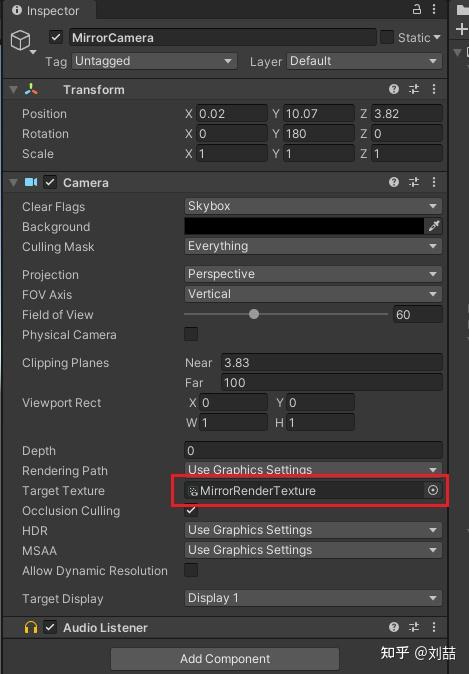 UnityShader渲染纹理（Render Texture）应用（镜子、玻璃） - 知乎