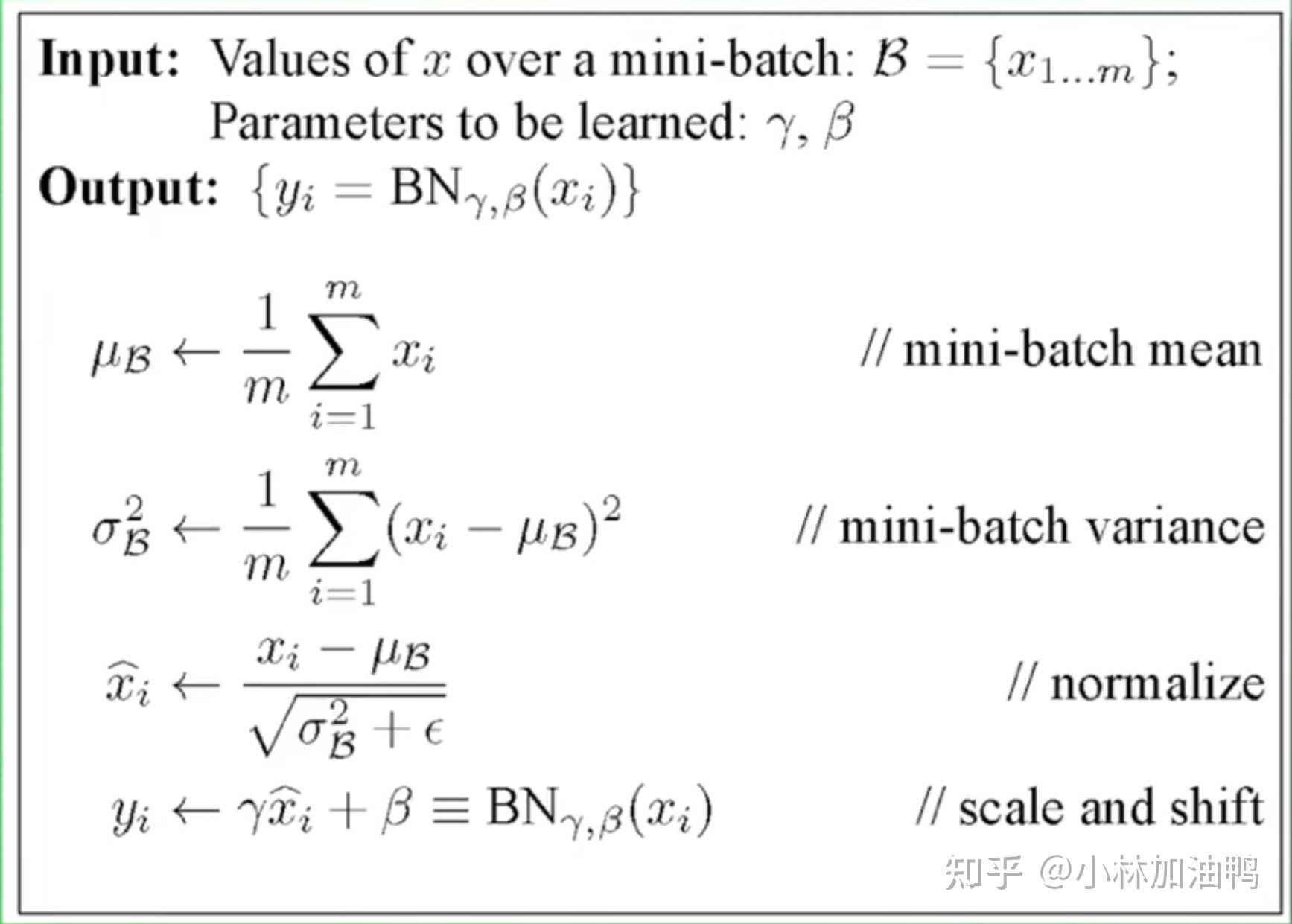 深度学习中的batch normalization（批量归一化） - 知乎