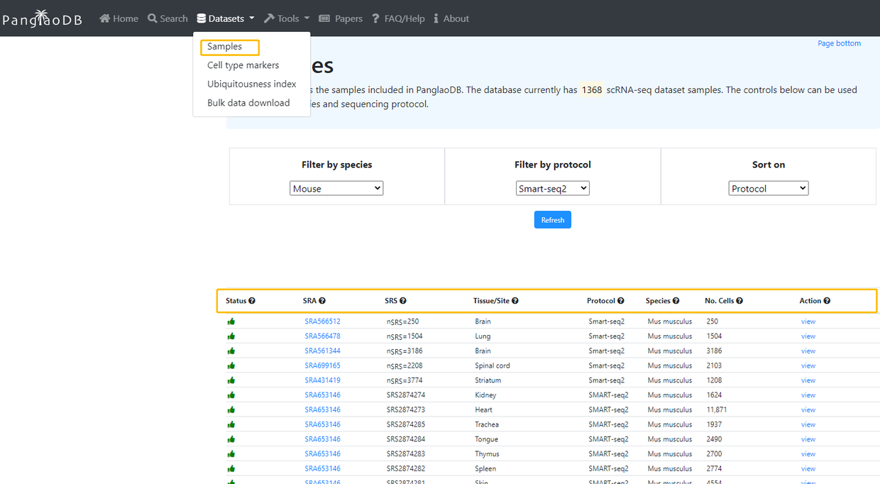 PanglaoDB数据库：单细胞分群注释marker数据库 - 知乎