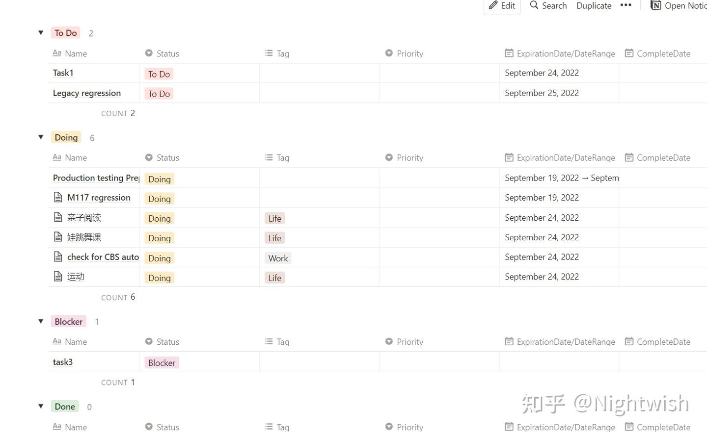 自动创建重复性的Notion任务以及自动更新任务状态 - 知乎