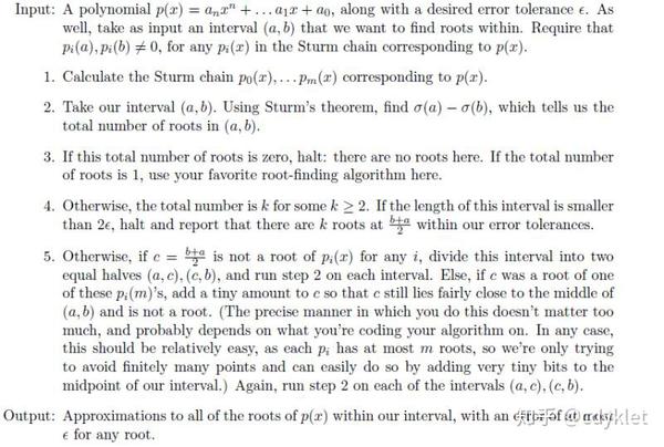 Sturm Theorem原理 - 知乎