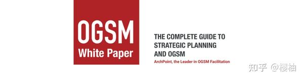 OGSM模型：一页纸搞定计划，世界500强公司都在用 - 知乎