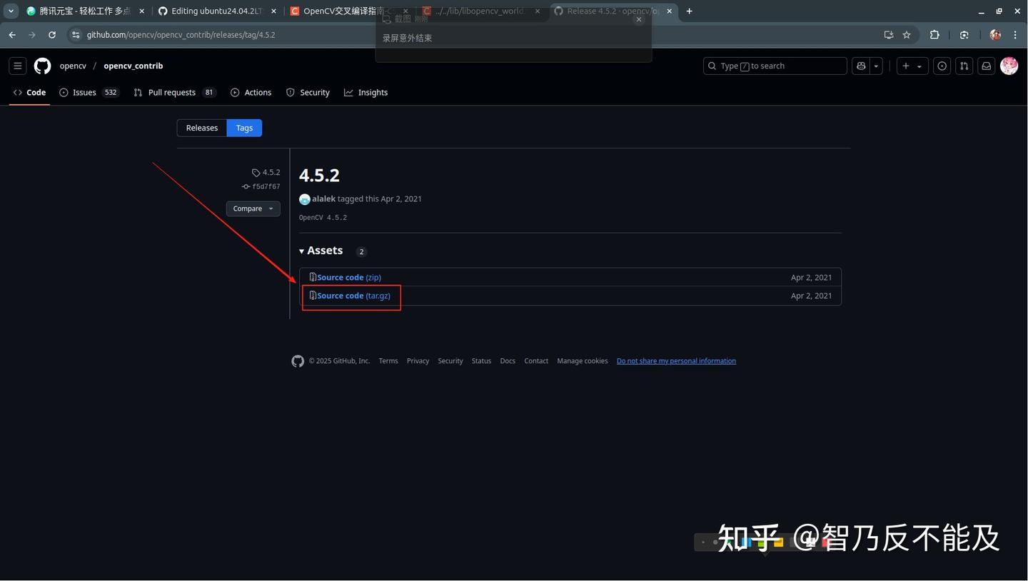 ubuntu24.04.2LTS交叉编译opencv&opencv‐contrrb - 知乎