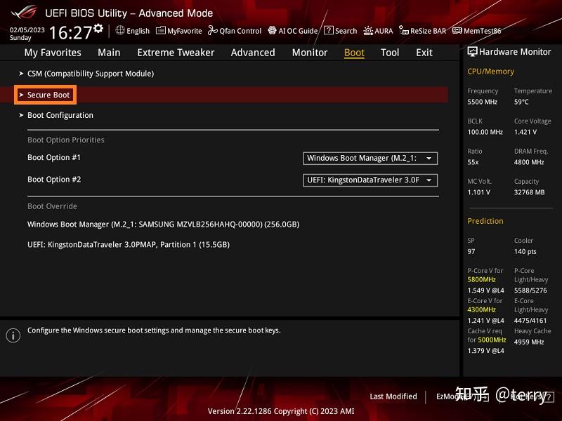 [主板]如何开启或者关闭安全开机(Secure Boot) - 知乎