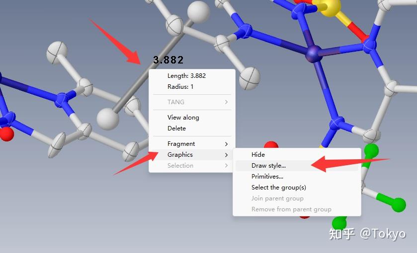 Olex2中质心距连线颜色设置 - 知乎