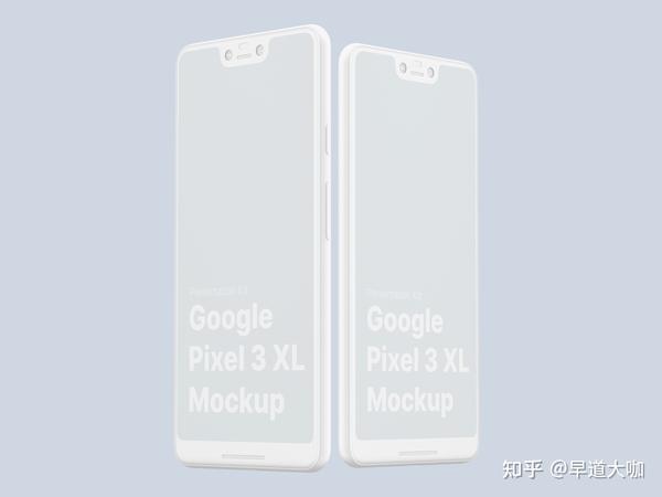 高质量谷歌Google Pixel 3手机屏幕APP界面设计演示样机 Google Pixel 3 XL Mockups - 知乎