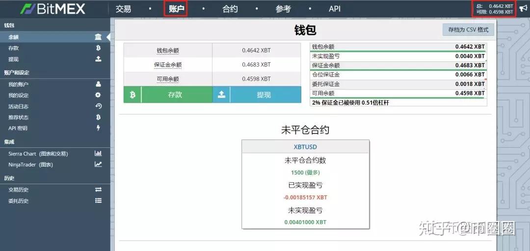 BitMEX用法详解6——资产数据解读 - 知乎