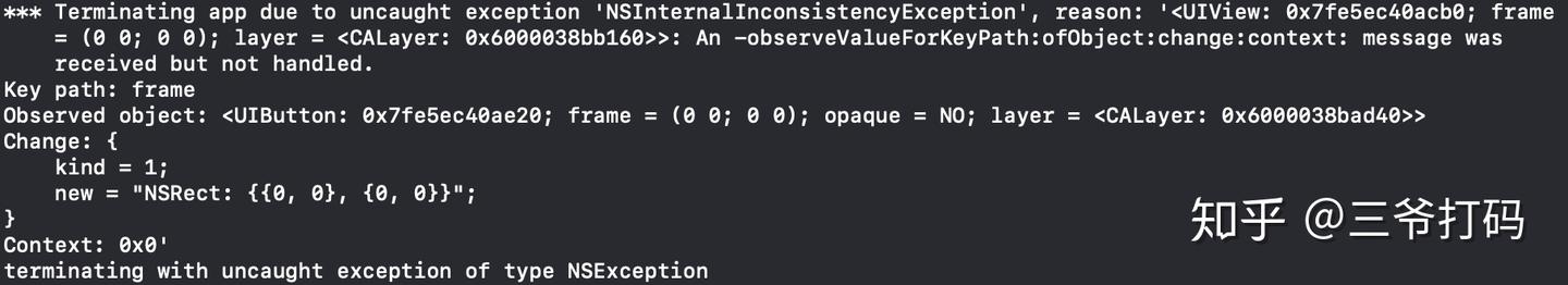 iOS/OSX Crash：异常类型 - 知乎