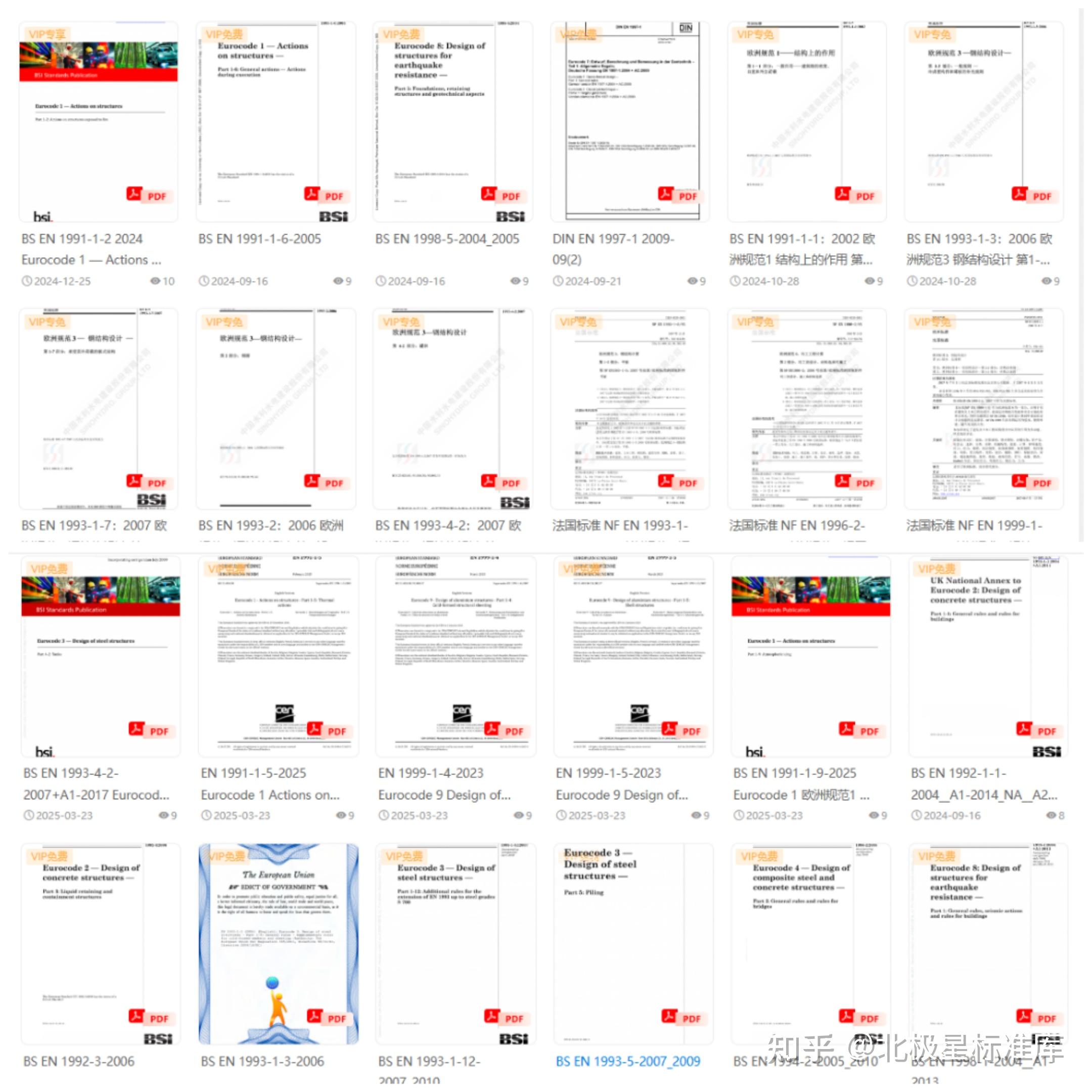 【标准分享】Eurocode欧洲建筑规范1-9合集(含欧盟、英、法、德版本) - 知乎