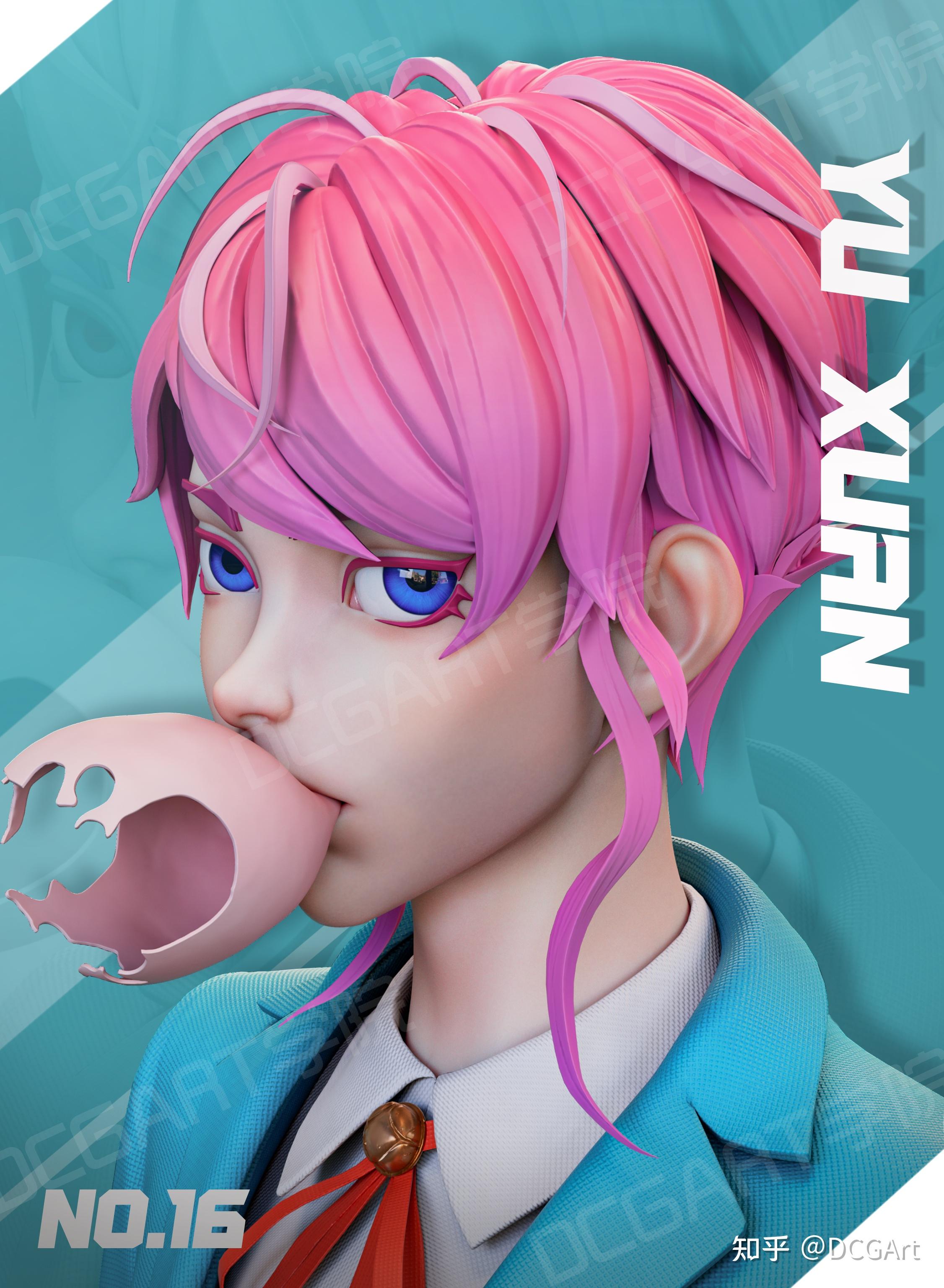 【DCGART往期学生作品回顾】网络班16期风格化半身模型渲染作品分享 - 知乎