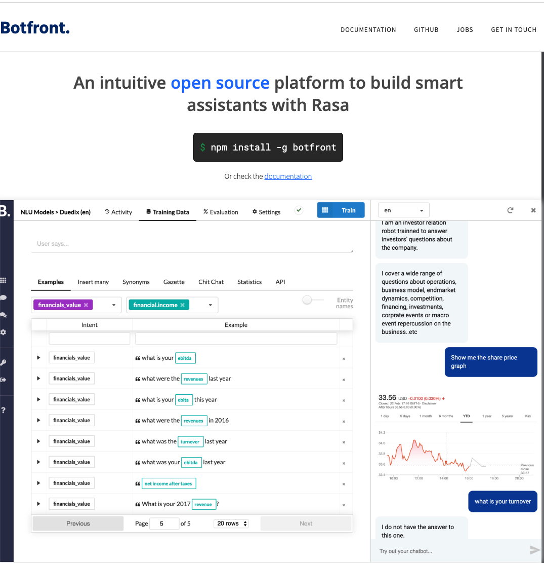 开源对话机器人平台botfront初体验 - 知乎